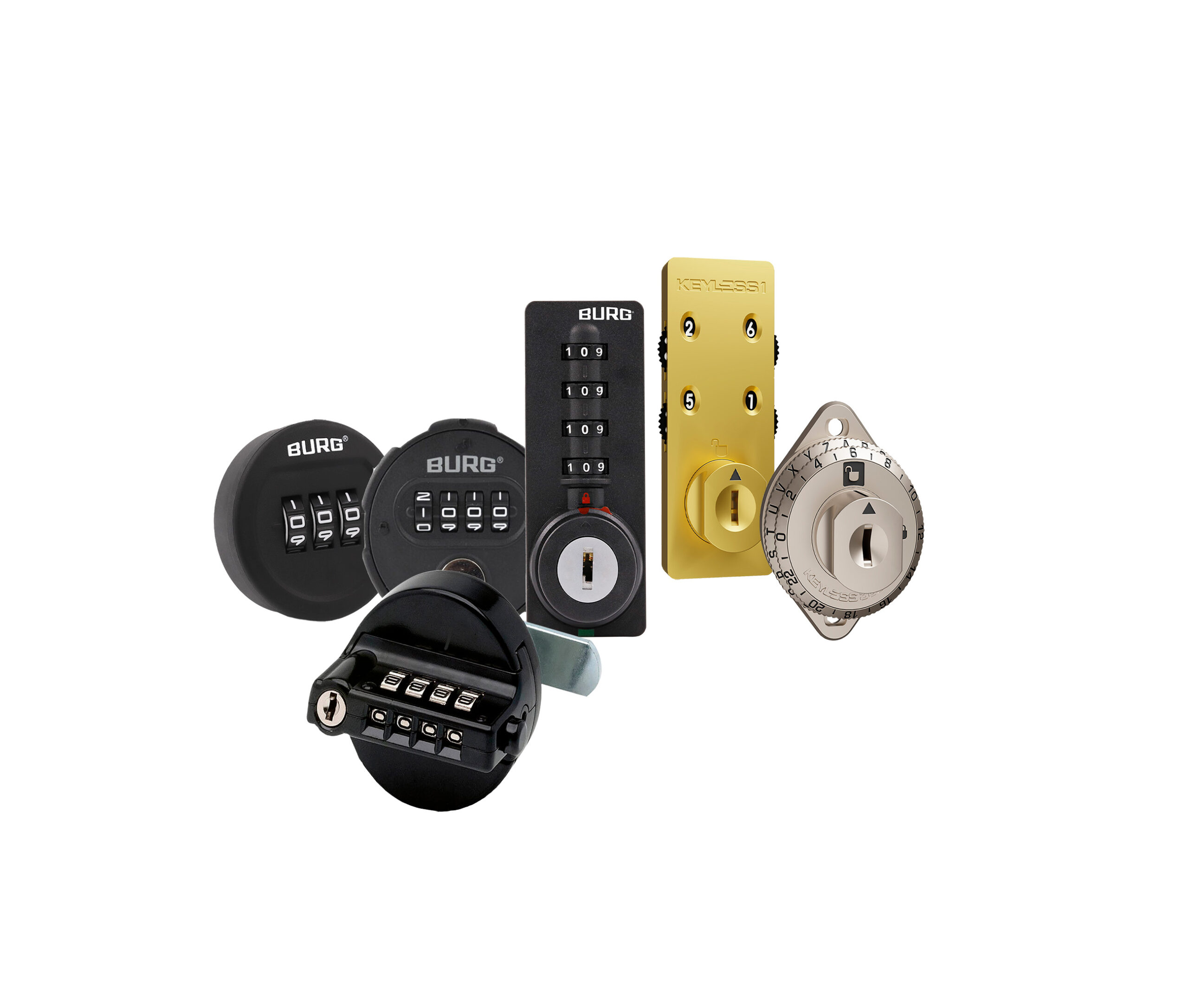 Mechanical code locks - CLOTHES LOCKERS